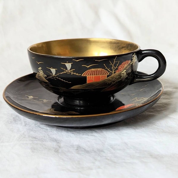 Japanese Lacquer Cup - Etsy
