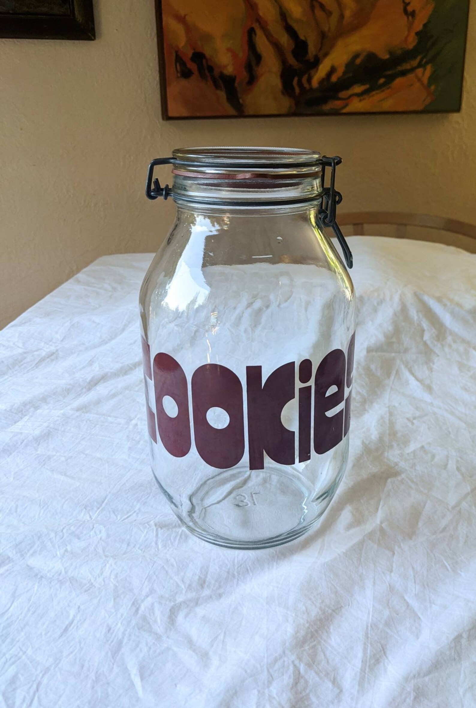 Triomphe Cookies Glass Canister Original Seventies 3 Liter - Etsy