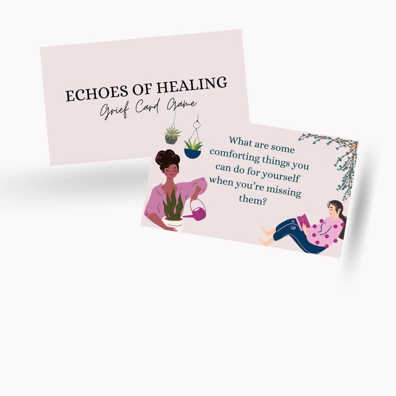 Set of 24 Digital Grief Cards - Healing & Processing Prompts, Therapy ...