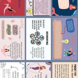 Digital Coping Compass: Empowerment Cards - Etsy