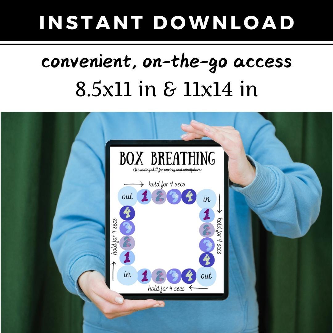 Breathing Board - Digital Print for Calm Corner, Therapy Tools ...