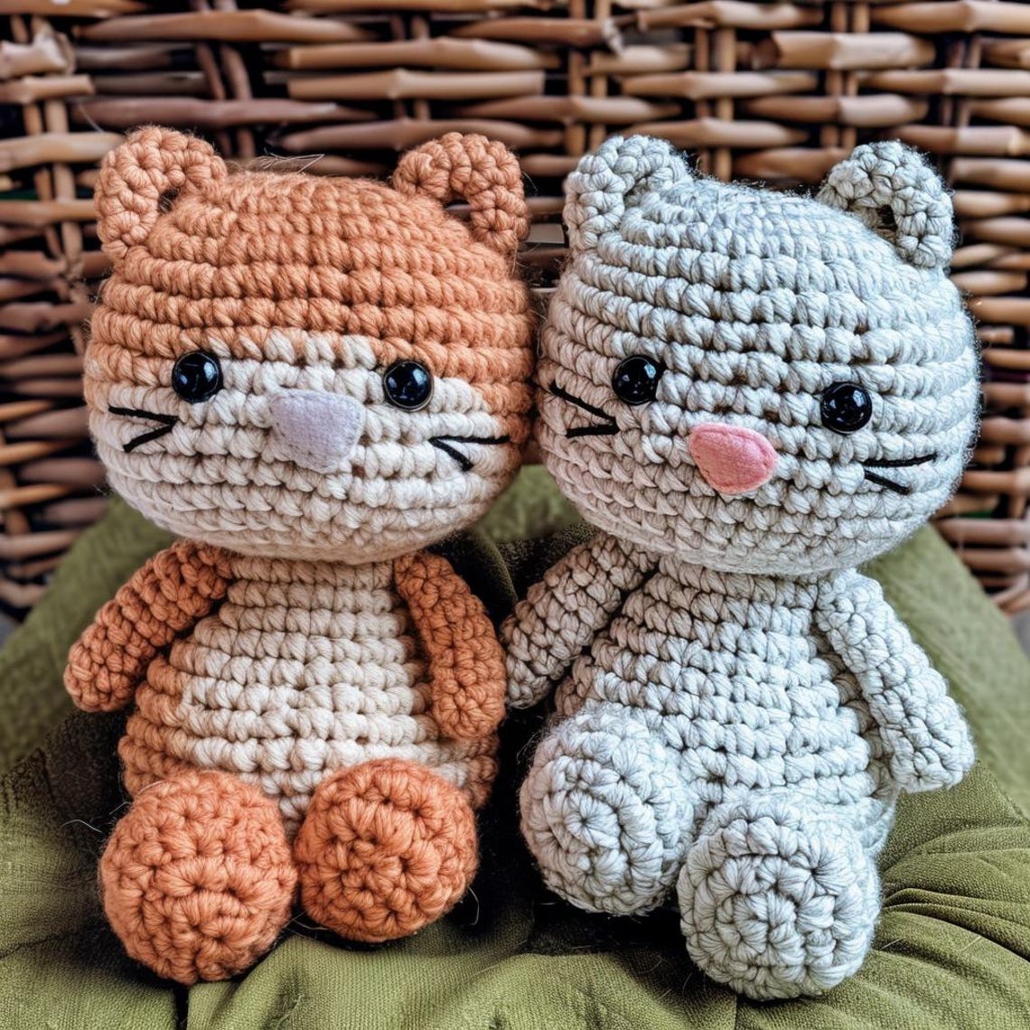 Cat Crochet Pattern Crochet Pattern for Cat, How to Crochet Cat, Kitty ...