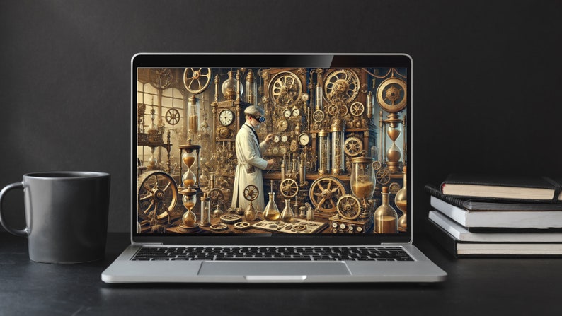 Desktop Wallpaper: A Victorian-era Laboratory - Etsy