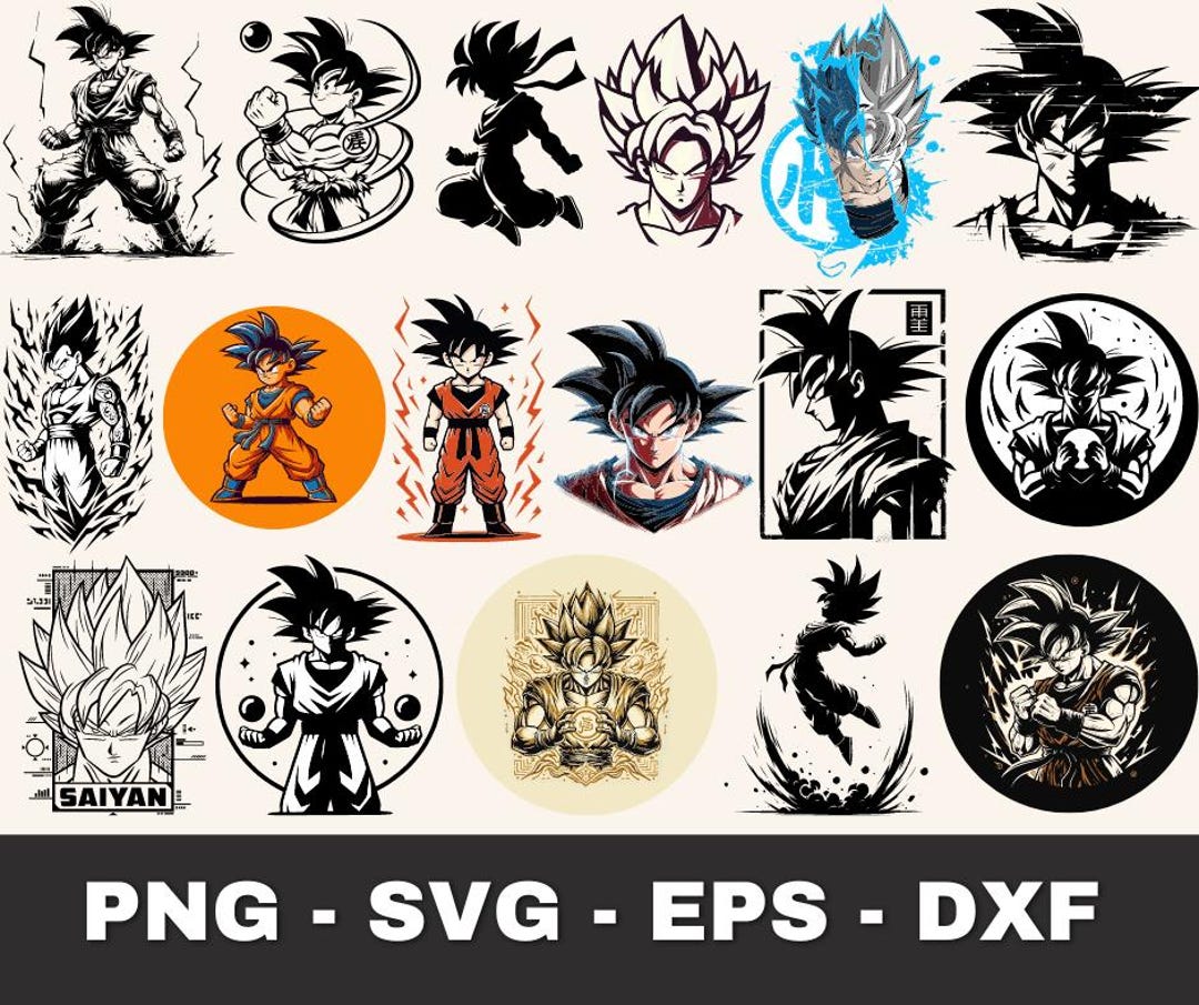Anime Svg Bundle , Png Bundle Designs Cut File for Cricut, Silhouette ...