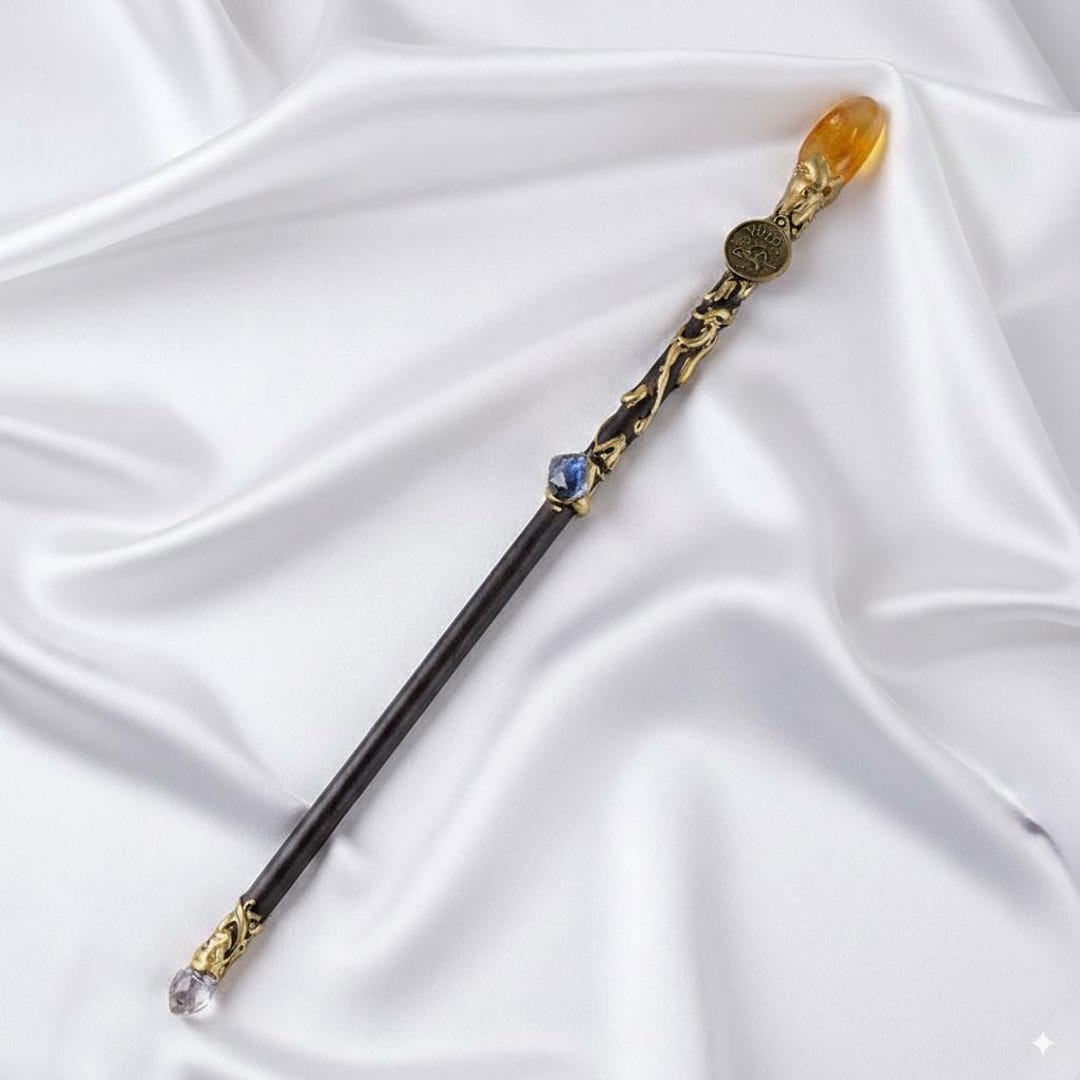 Virgo Crystal Wand, Handmade, Birthstone Scepter, Astrology Gift ...