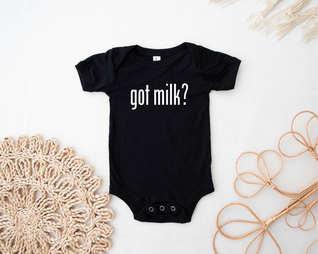 Got Milk Baby Onesie, Newborn Baby Shower Gift, Milk Lover Kids T-shirt ...