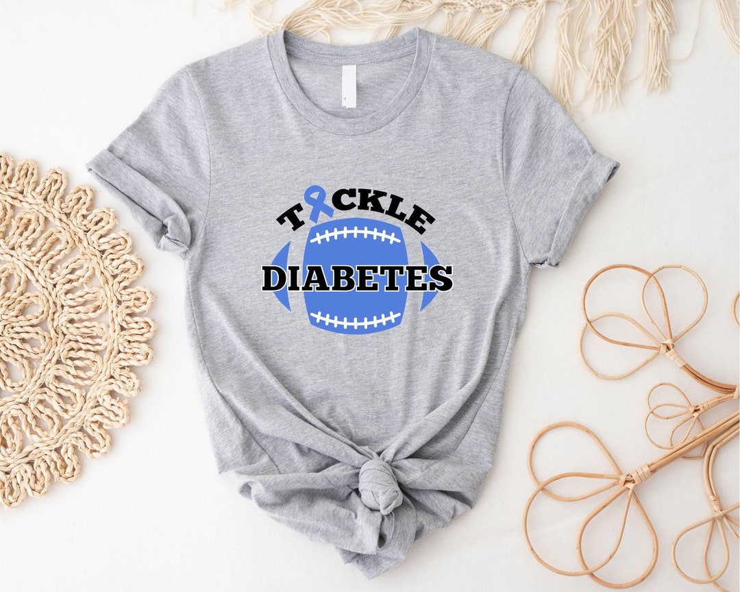 Tickle Diabetes T-shirt, Diabetes Awareness Shirt, Blue Ribbon Tee ...