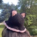 Chunky Crochet Cat Style Ruffle Hat - Etsy