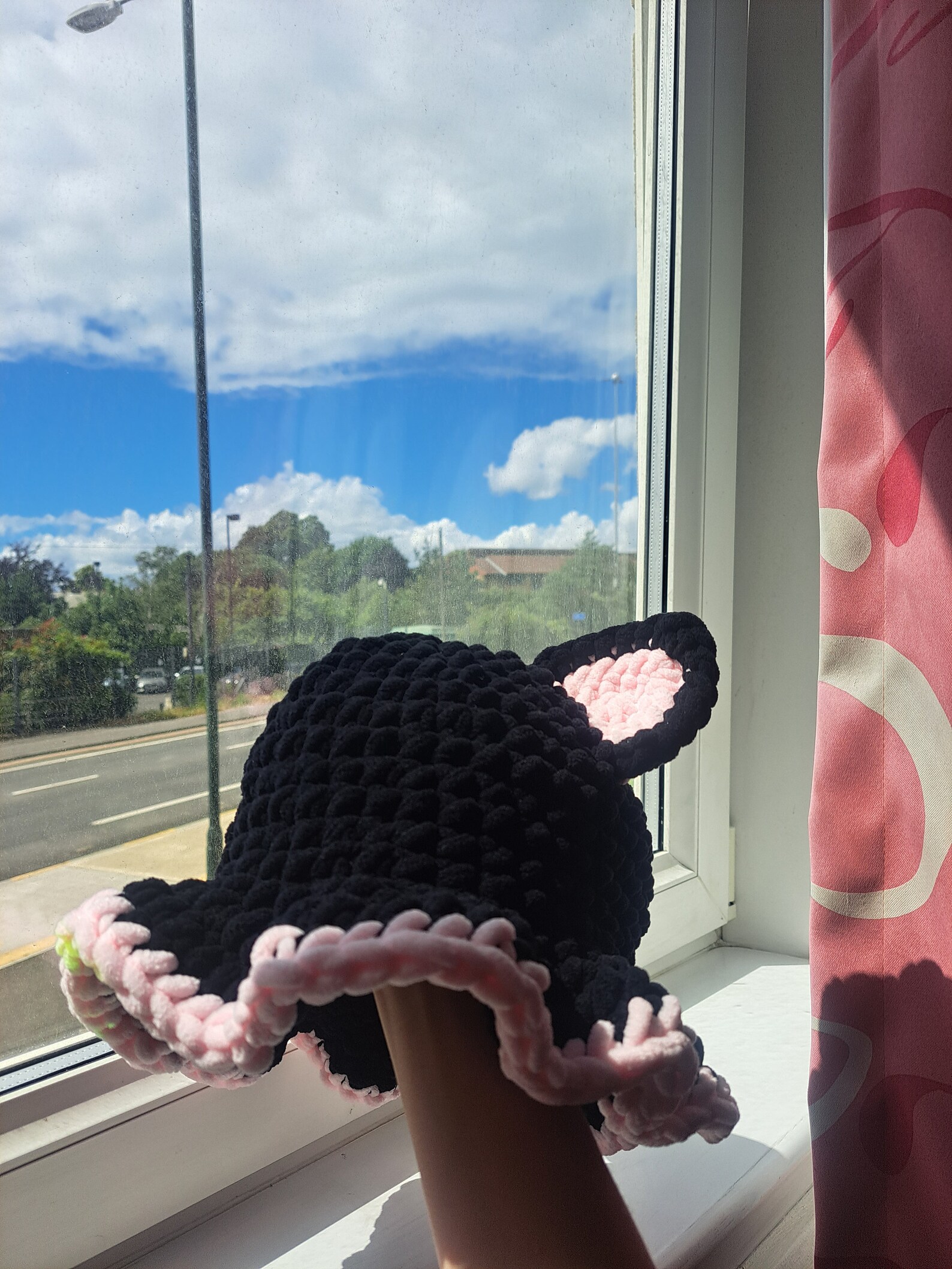 Chunky Crochet Cat Style Ruffle Hat - Etsy