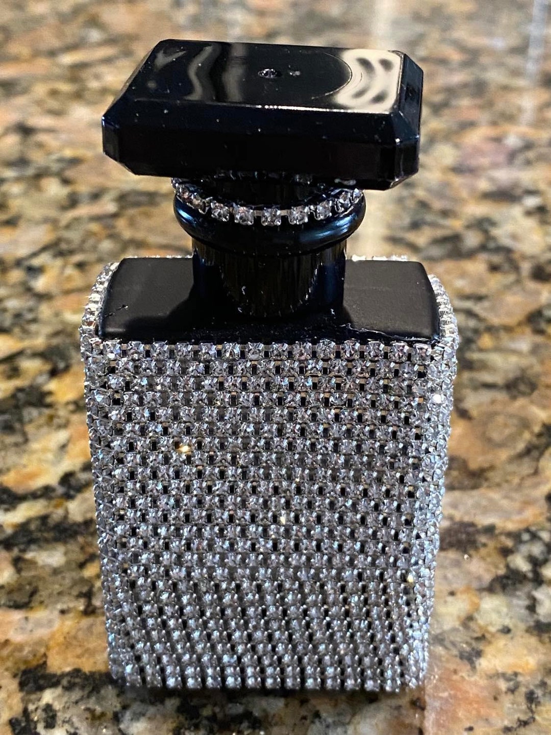 Glam Decor Perfume Bottle Glitzy Collector Rhinestone - Etsy