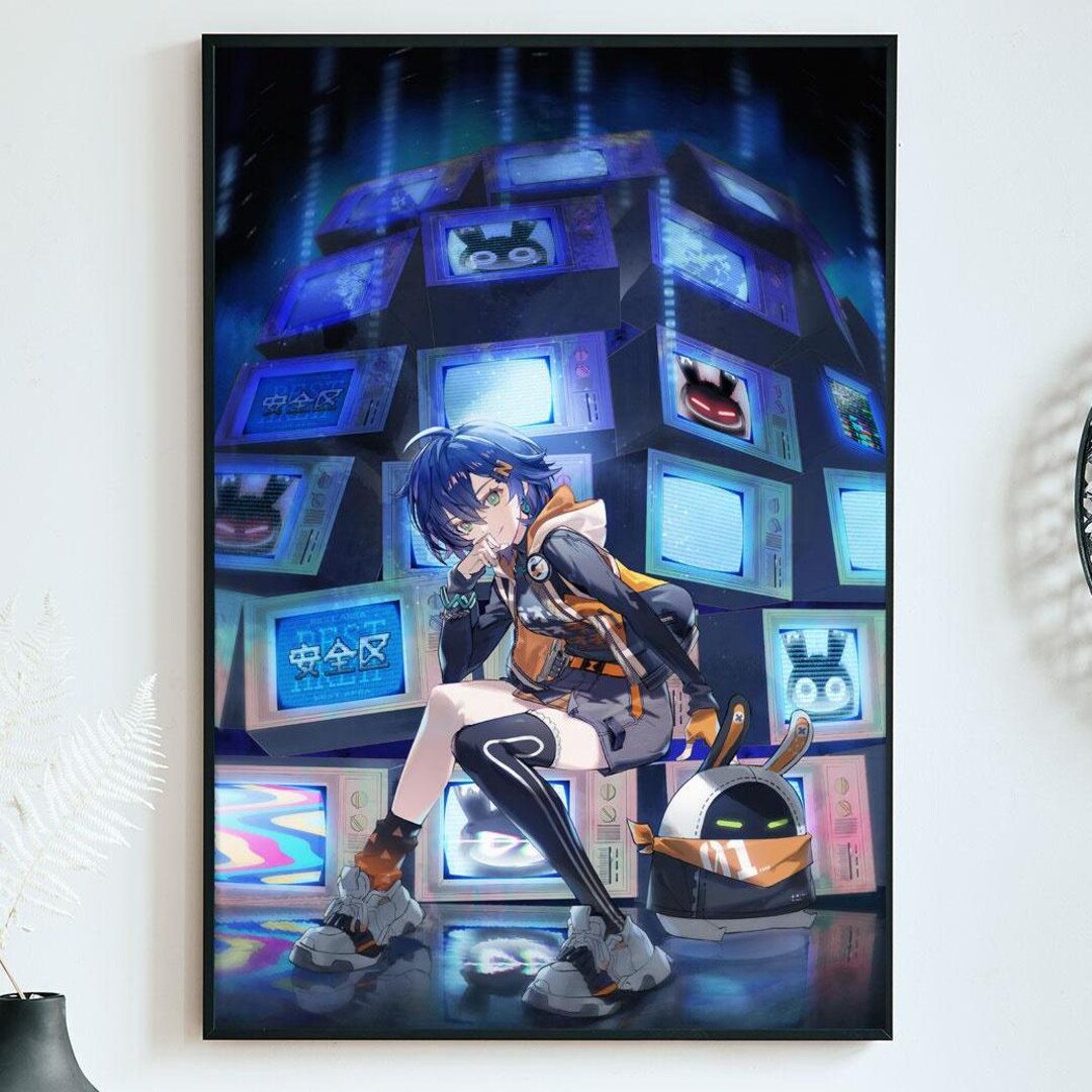 Zenless Zone Zero ZZZ Belle Wall Art, Print Canvas, Art Print, Extra ...