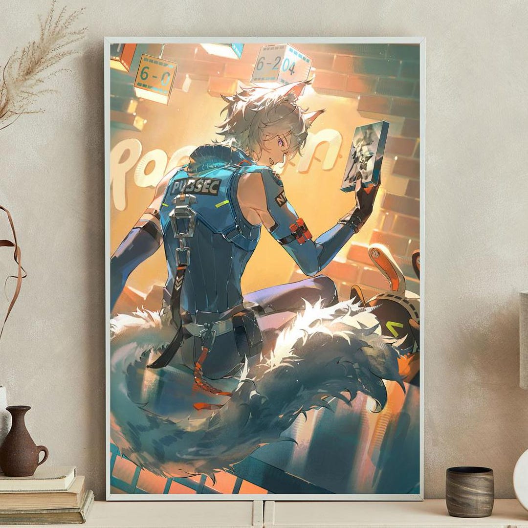 Zenless Zone Zero ZZZ Seth Lowell Wall Art, Print Canvas, Art Print ...