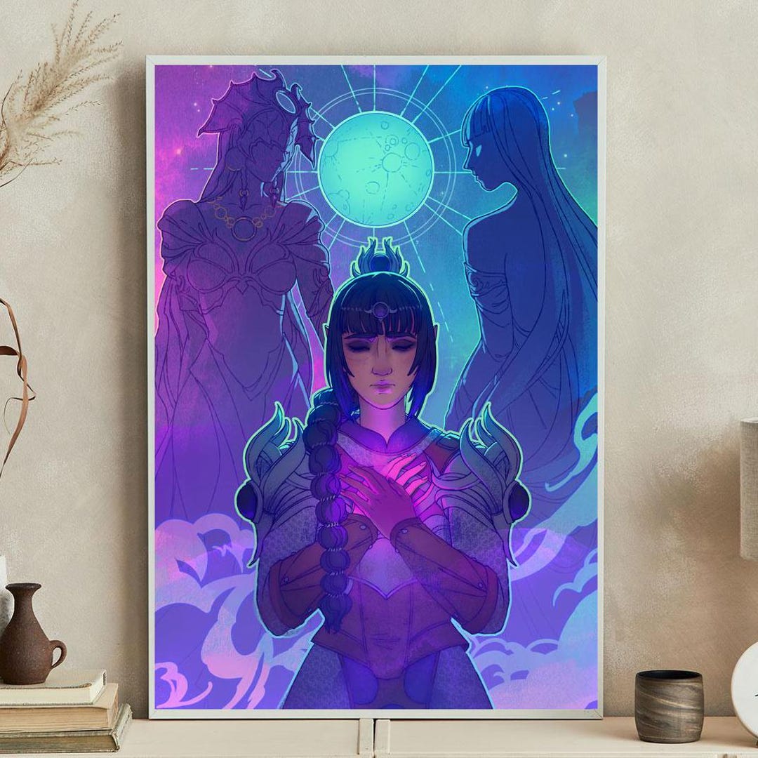 Baldur's Gate 3 BG3 Shadowheart Wall Art, Print Canvas, Art Print ...