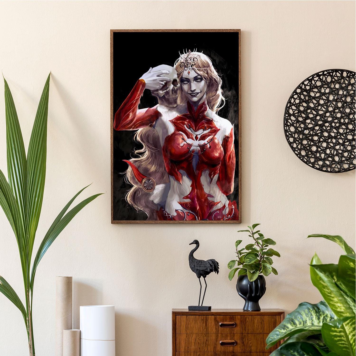 Baldur's Gate 3 BG3 Orin the Red Wall Art, Print Canvas, Art Print ...