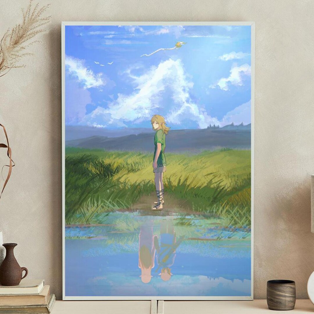 The Legend of Zelda Tears of the Kingdom Link, Wall Art, Print Canvas ...