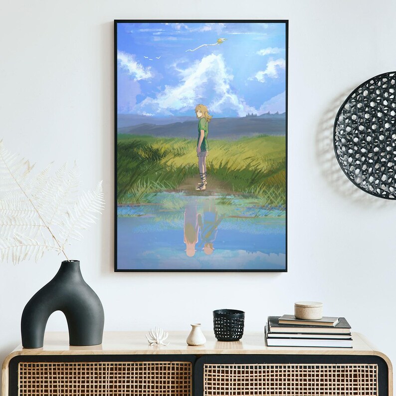 The Legend of Zelda Tears of the Kingdom Link, Wall Art, Print Canvas ...