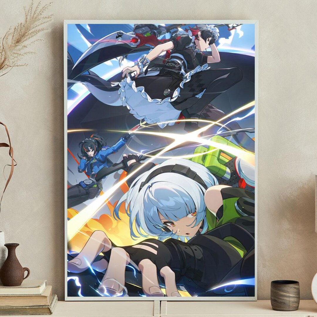 Zenless Zone Zero ZZZ Ellen Joe Anby Demara Zhu Yuan Wall Art, Print ...