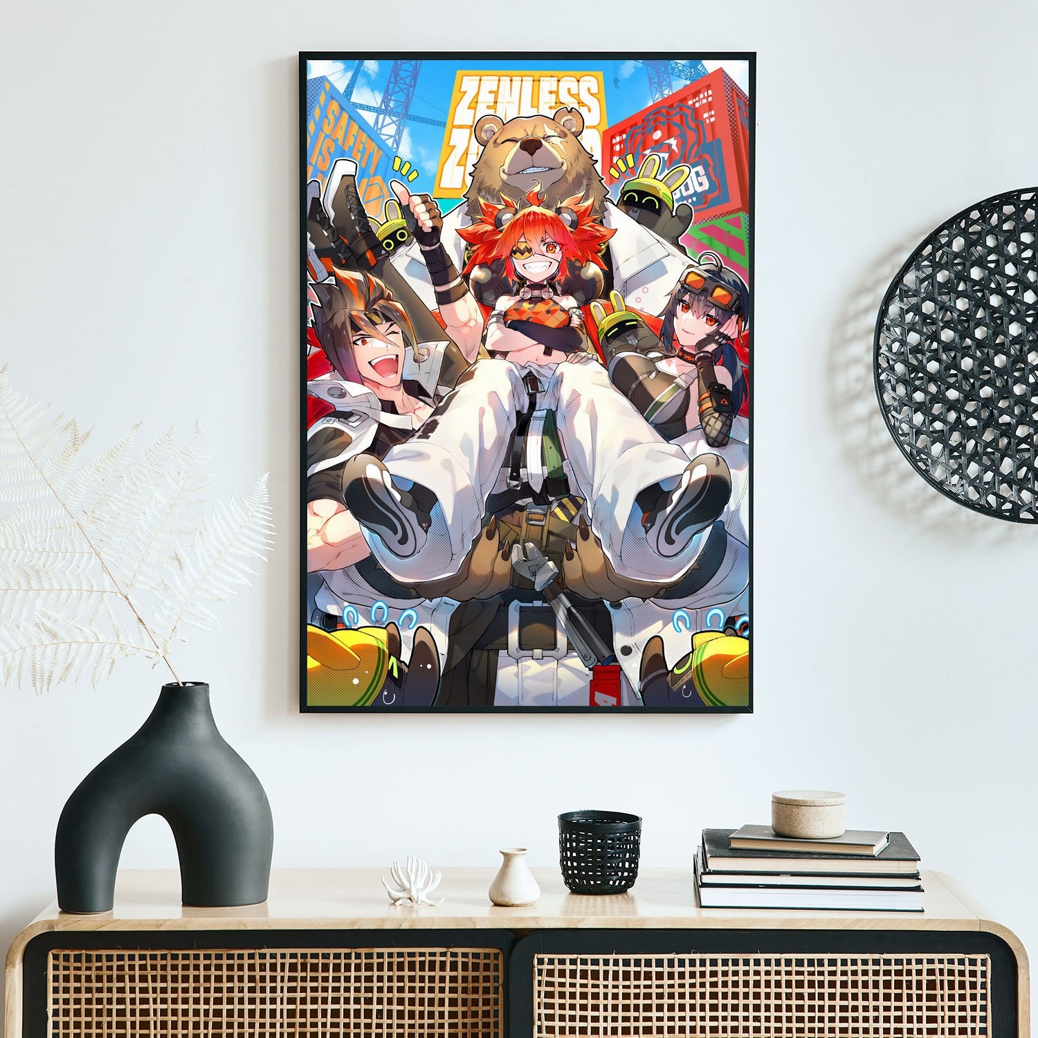 Zenless Zone Zero ZZZ Canvas Print: Anton, Grace, Howard, Koleda ...