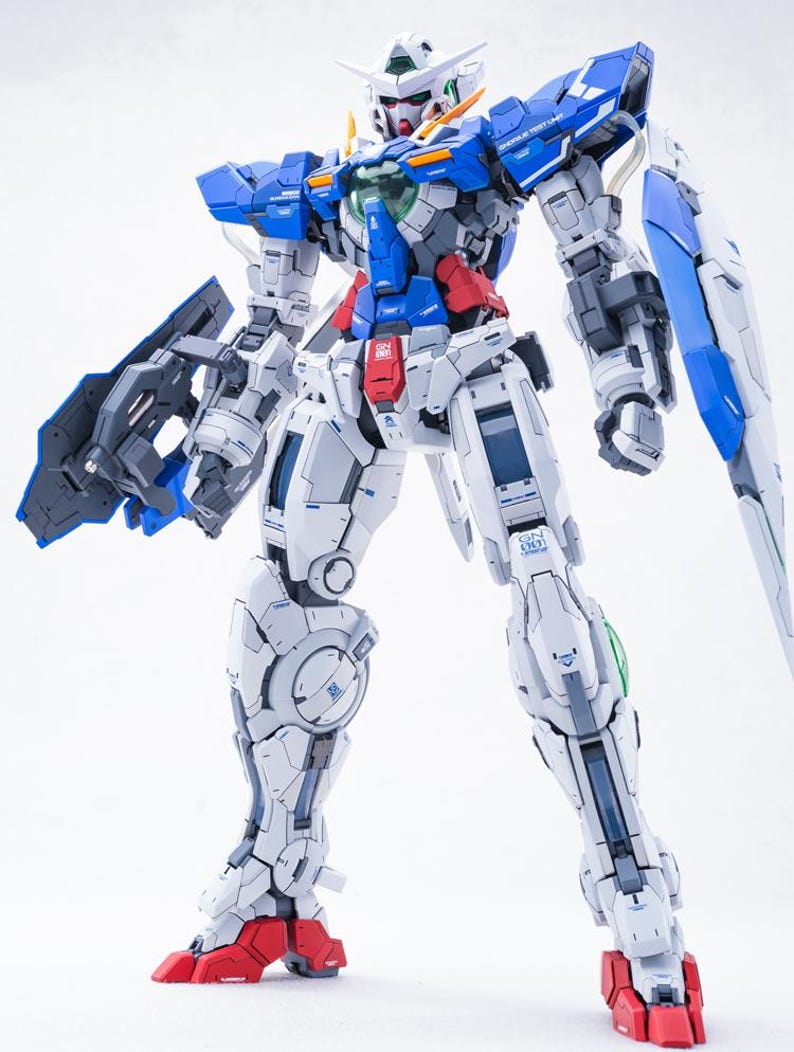 Bandai Perfect Grade PG 1/60 Exia Gundam LED Lightning Mode + Resin Kit ...