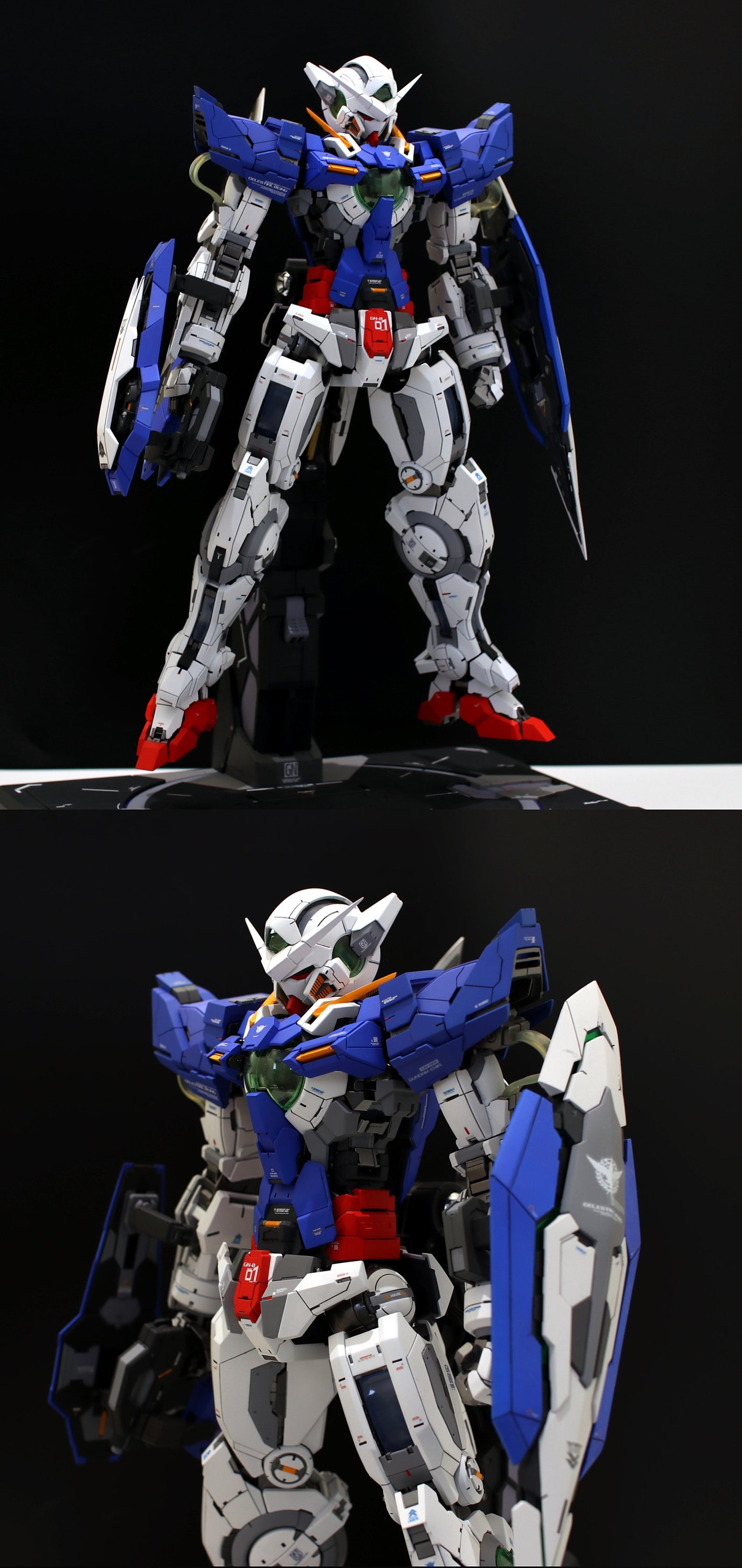 Bandai Perfect Grade PG 1/60 Exia Gundam Lightning Mode Professionally ...