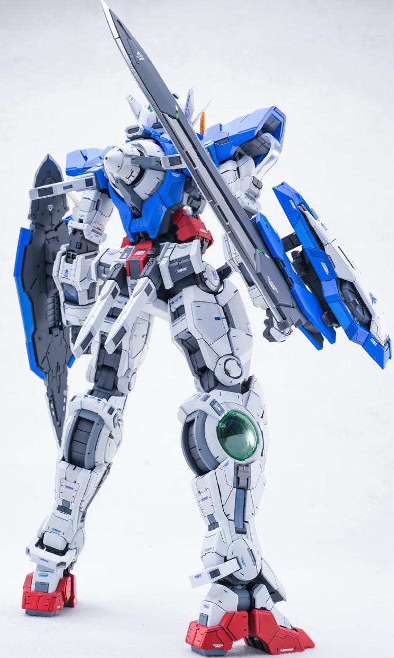 Bandai Perfect Grade PG 1/60 Exia Gundam LED Lightning Mode + Resin Kit ...