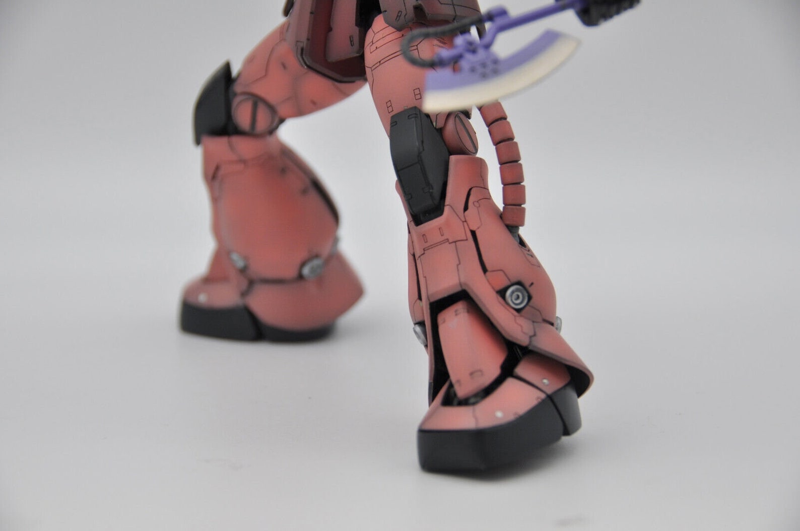Bandai 1/100 MG Zaku Ll 2.0 Red YJL Yujiao Land Conversion Kit Painted ...