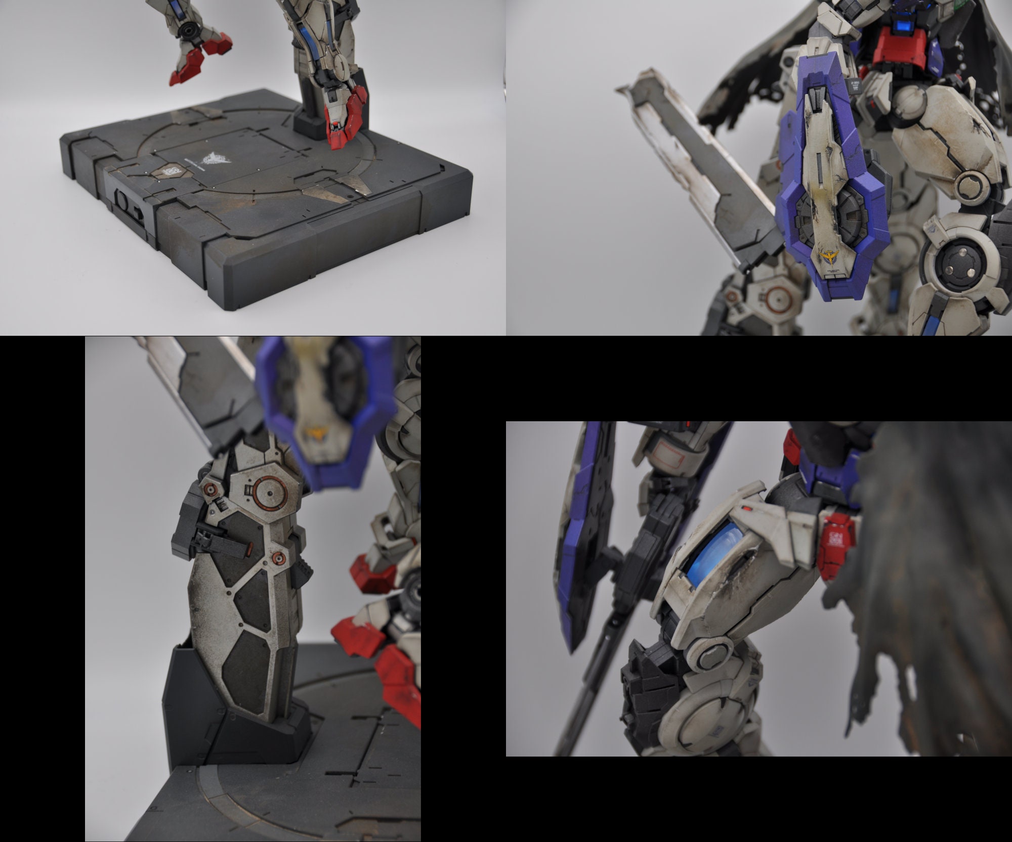 Bandai 1/60 PG Exia Repair Gundam With LED Professionally Built Painted ...