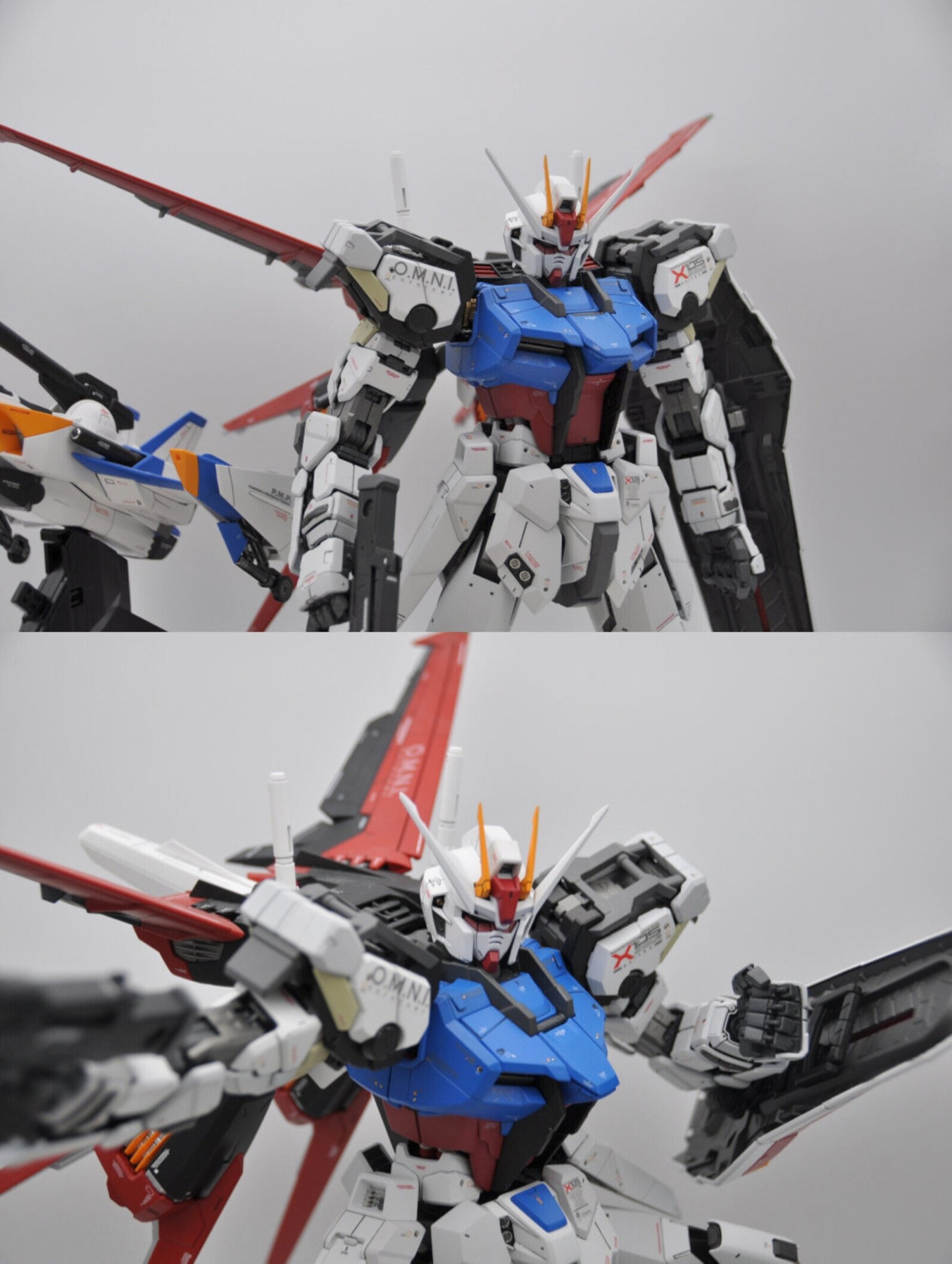 Bandai 1/60 PG Strike Gundam + Skygrasper Mod + Professionally Built ...