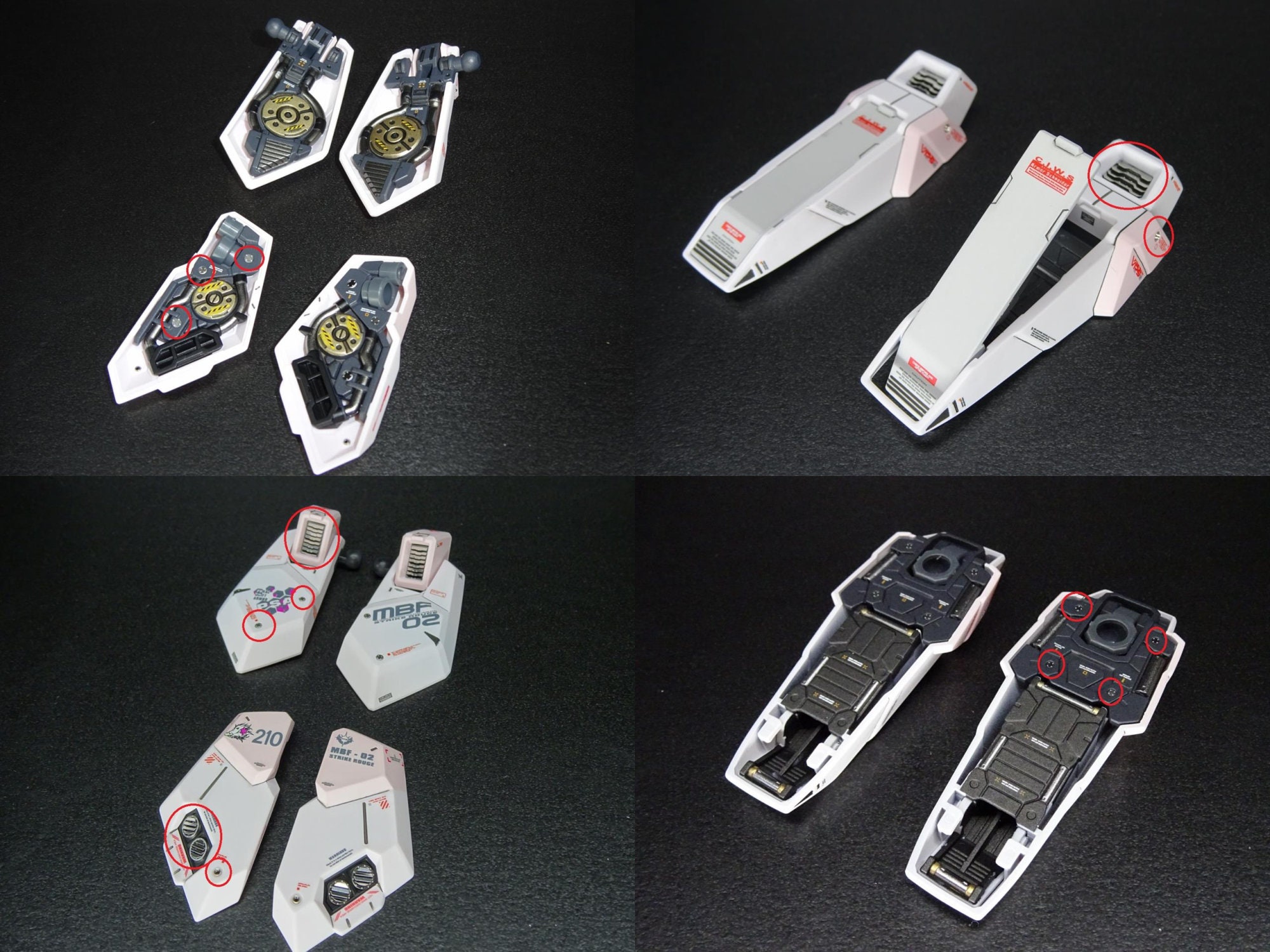 Bandai 1/60 PG Strike Rouge Gundam + Skygrasper + Professionally Built ...