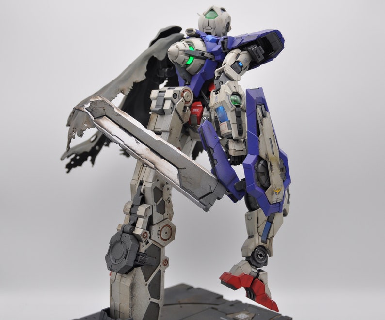 Bandai 1/60 PG Exia Repair Gundam With LED Professionally Built Painted ...