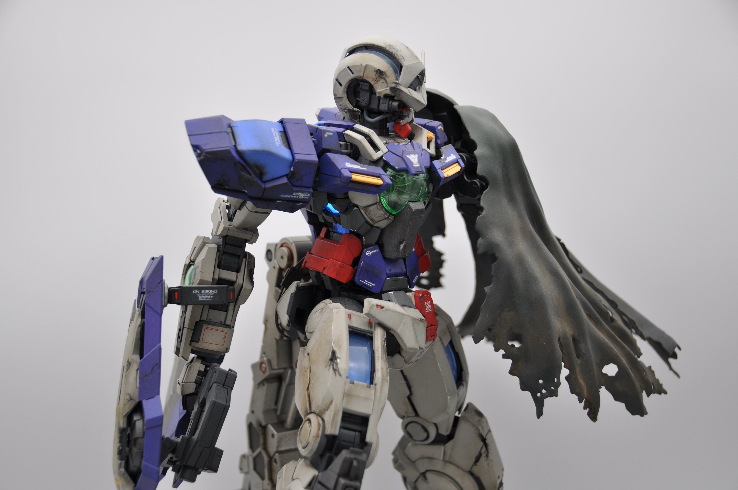 Bandai 1/60 PG Exia Repair Gundam With LED Professionally Built Painted ...