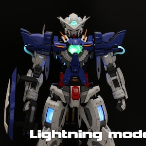 Bandai Perfect Grade PG 1/60 Exia Gundam Lightning Mode Professionally ...