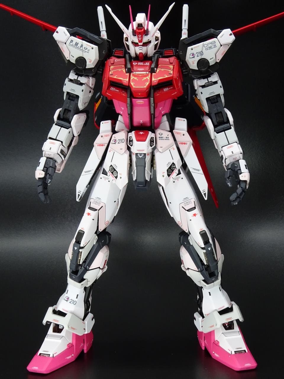 Bandai 1/60 PG Strike Rouge Gundam + Skygrasper + Professionally Built ...
