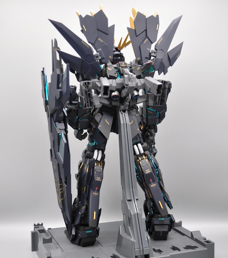 Bandai 1/60 PG Unicorn Gundam 02 Banshee Norn 2 + Dual Thrusters Built ...