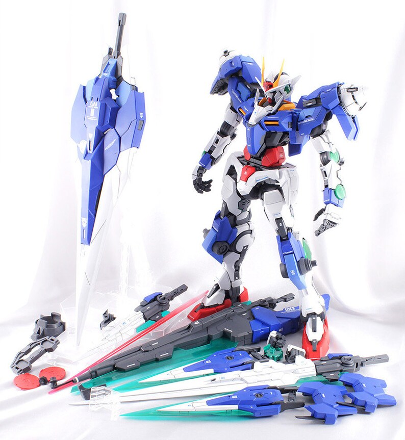 Official Bandai 1/60 PG 00 Seven Sword/g Gundam Professionally Built ...