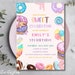 Candy Birthday Invitation Template: Editable Sweets, 5x7 Inches ...
