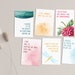 24 Water Colour Affirmation Cards Everyday Affirmation Cards ...