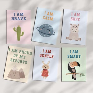 Kid Affirmation Cards – Printable Motivational Cards for Kids, Daily ...