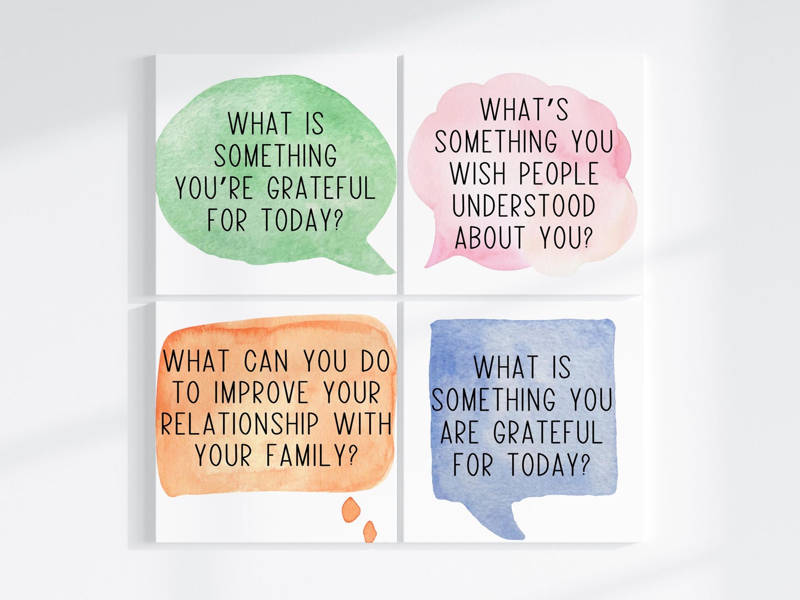 Printable Therapy Cards for Teens, DBT Tools, Self-discovery Prompts ...