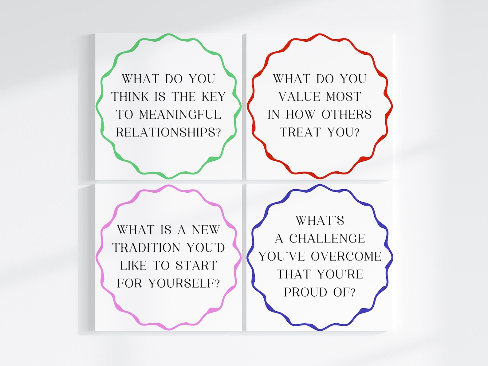 Printable Conversation Game for Couples and Friends, Deep Questions to ...