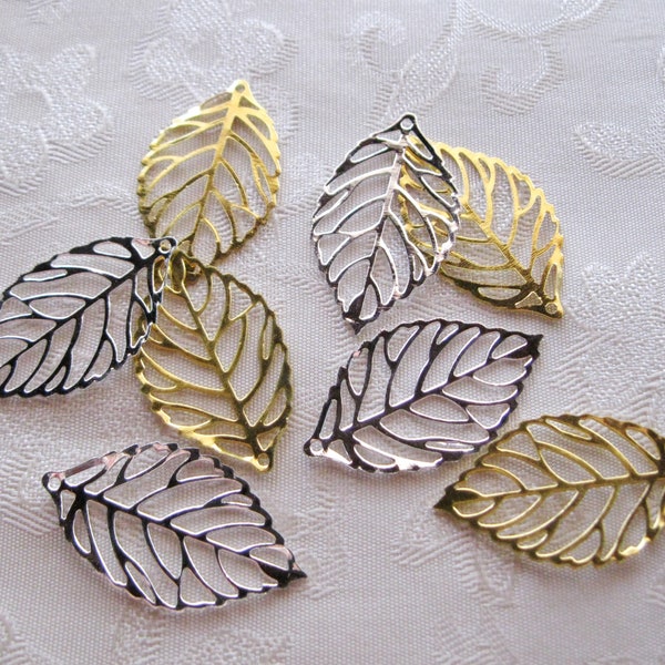 Filigree Leaves - Etsy