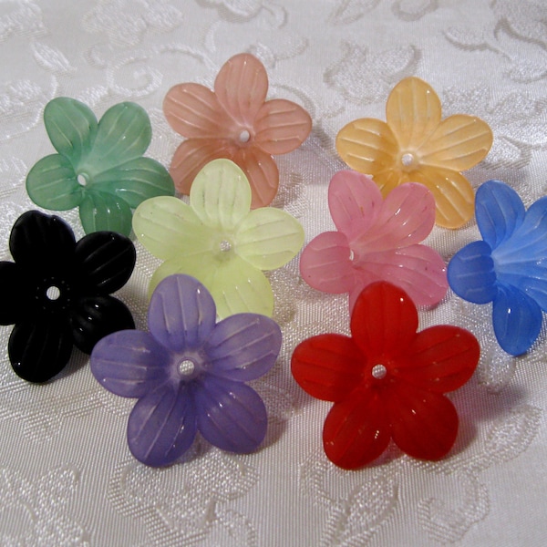 Acrylic Flower Beads - Etsy