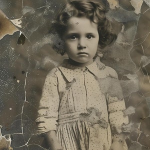 50 Distressed Vintage Portrait Photos: Tattered Ephemera for Junk ...