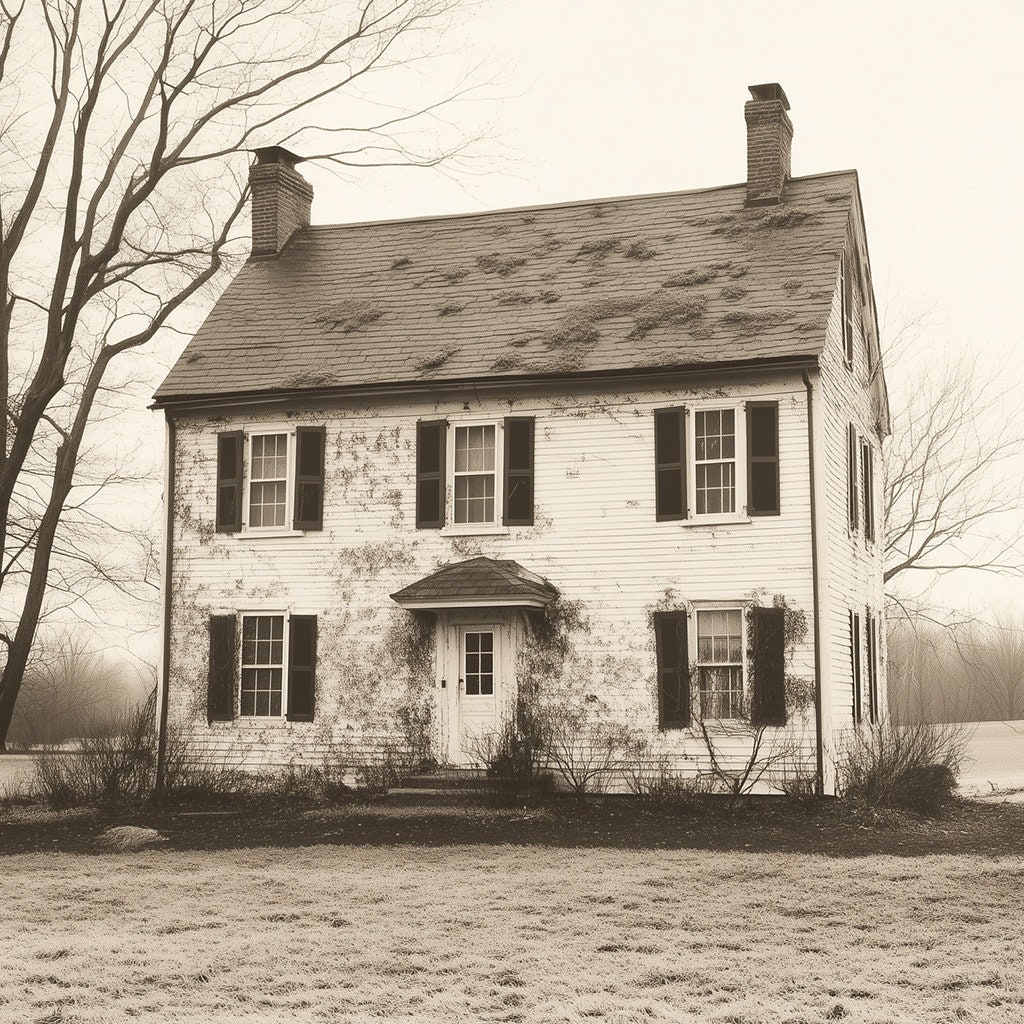 History Houses: 50 Old House Photos, Printable Digital Download, Junk ...