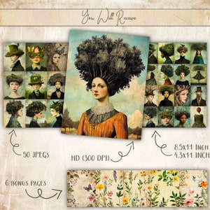 Forest Folks: 50 Nature Themed People Images, 3 Sizes, Whimsical ...