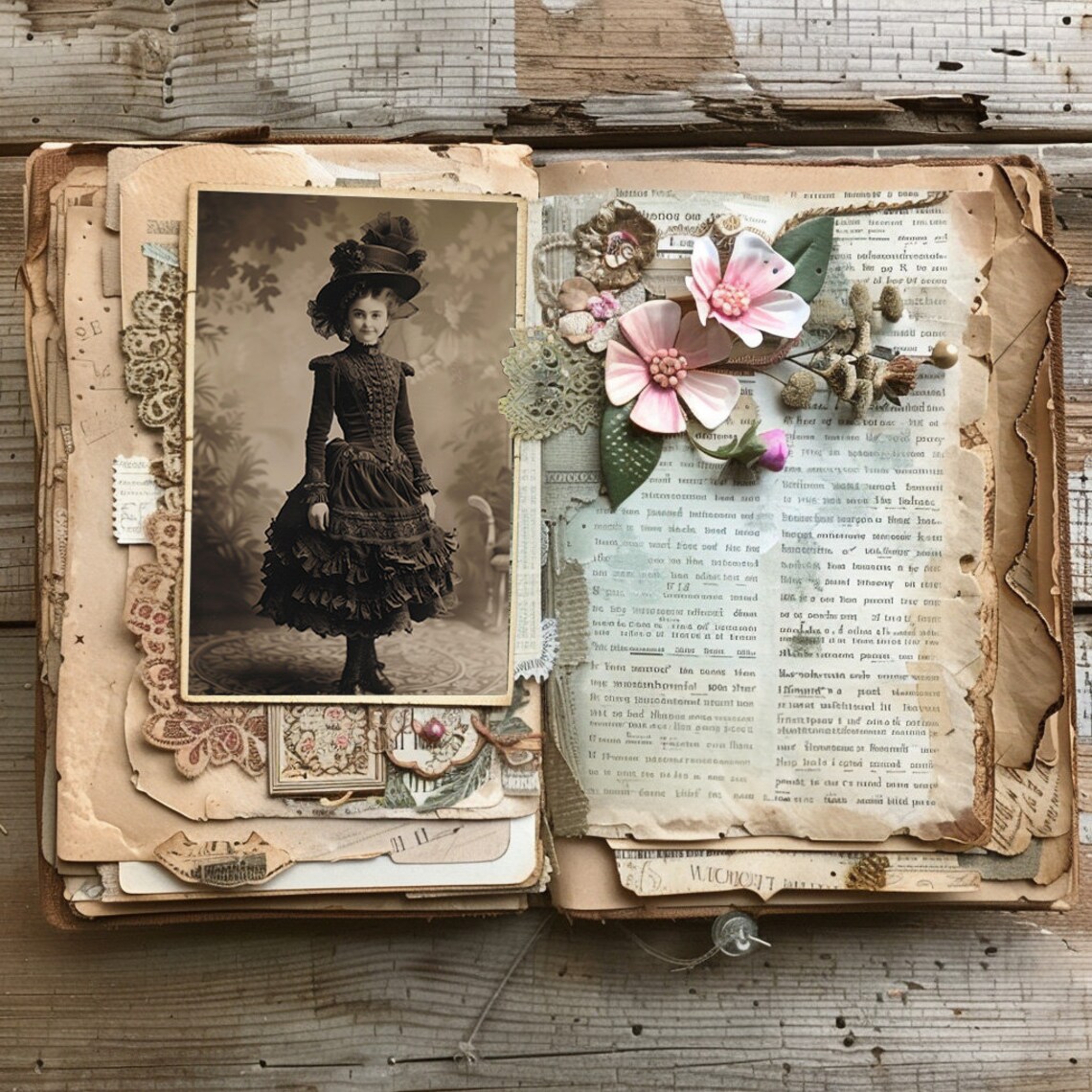 The Victorian Vault: 70 Vintage Images & 10 Bonus Papers, Photo Collage ...