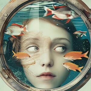 Scales and Tales: 32 Surreal and Whimsical Fish Themed Designs, Jpeg ...