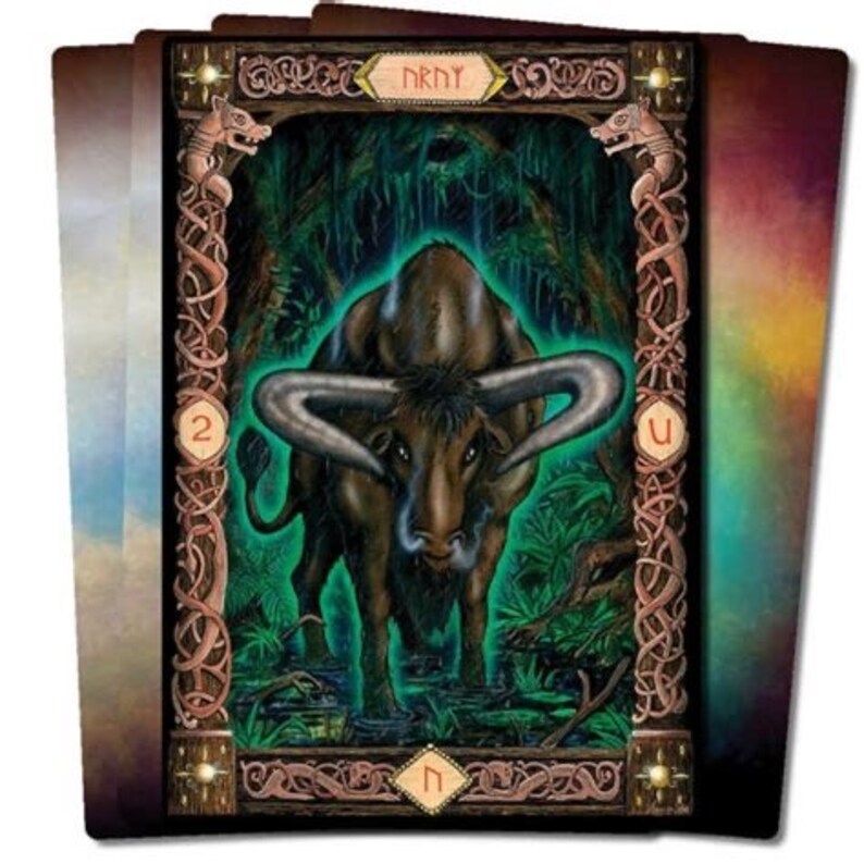 Rune Oracle Cards Norse Runes Viking Card Deck Guidebook - Etsy