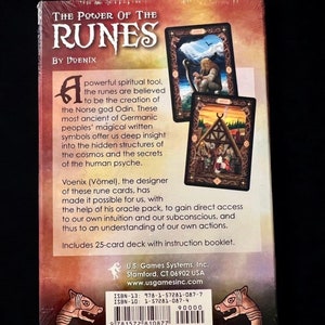 Rune Oracle Cards Norse Runes Viking Card Deck Guidebook - Etsy