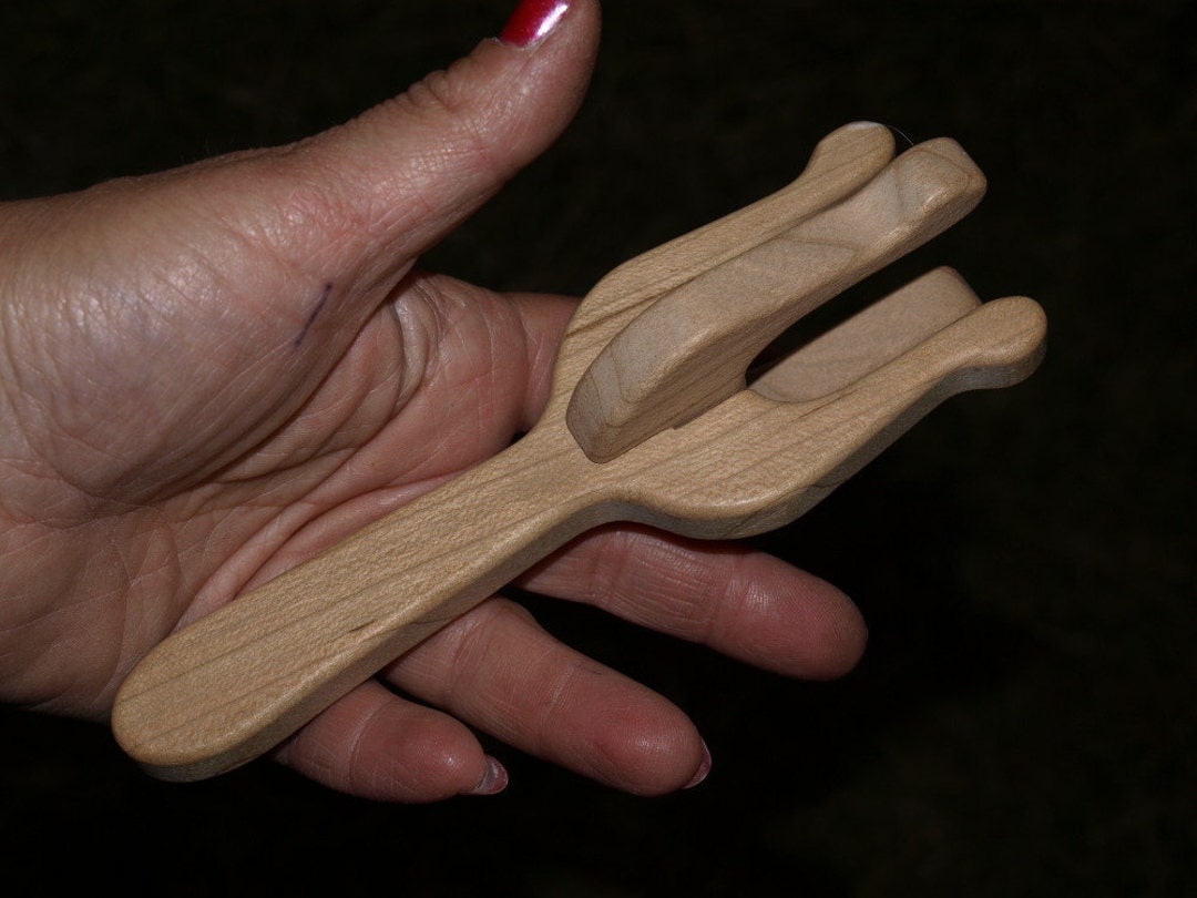 Giant Size - Double Lucet, by Sistermaide (#LDG138) Knitting Fork - Etsy